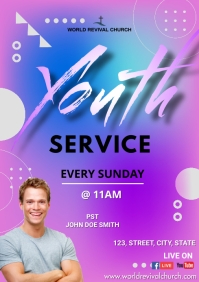 Youth service Template | PosterMyWall