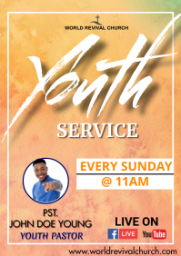 Youth service Template | PosterMyWall