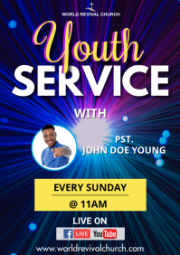 Youth service Template | PosterMyWall