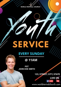 Youth service Template | PosterMyWall