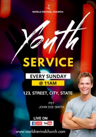 Youth service Template | PosterMyWall