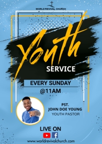 Youth service Template | PosterMyWall
