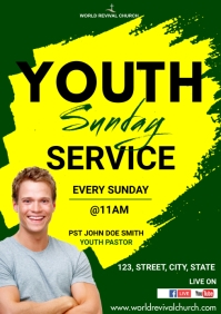 Youth service Template | PosterMyWall