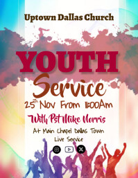 Youth Service 2025 Template | PosterMyWall