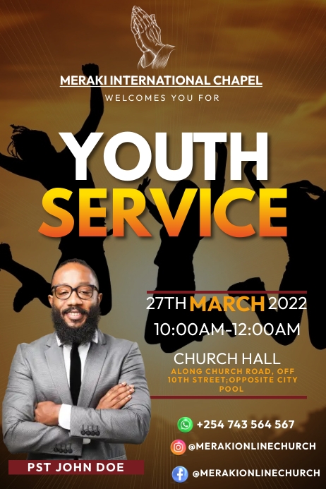 youth service Template | PosterMyWall