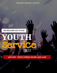 Youth service Template | PosterMyWall