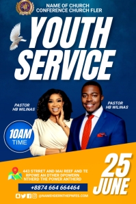 church service time poster Template | PosterMyWall