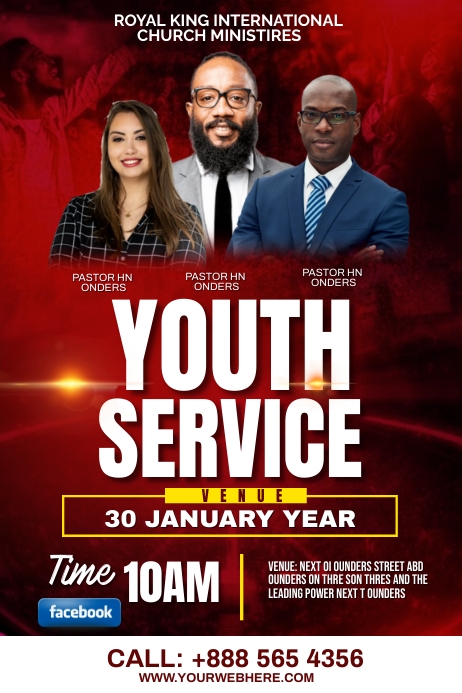 youth service Template | PosterMyWall