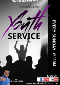 Youth service Template | PosterMyWall