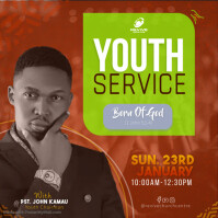 Youth Service poster Template | PosterMyWall