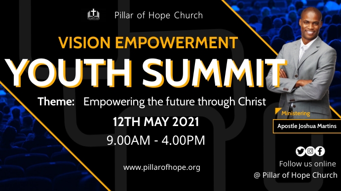 Youth summit Template | PosterMyWall