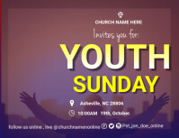 youth sunday service flyer Template | PosterMyWall