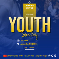 YOUTH SUNDAY (11) Template | PosterMyWall