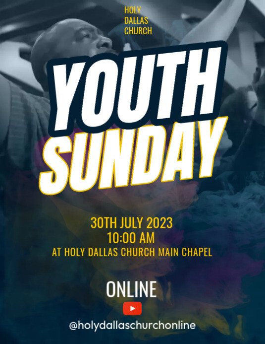 youth Sunday Template | PosterMyWall