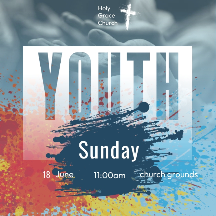 youth sunday Template | PosterMyWall