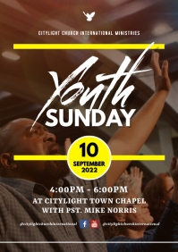 YOUTH NIGHT church flyer Template | PosterMyWall