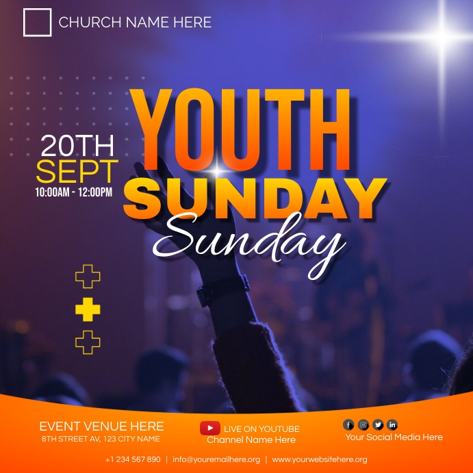 Copy Of Youth Sunday Service PosterMyWall copy-of-youth-sunday-service-postermywall