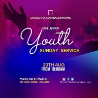youth sunday service Template | PosterMyWall