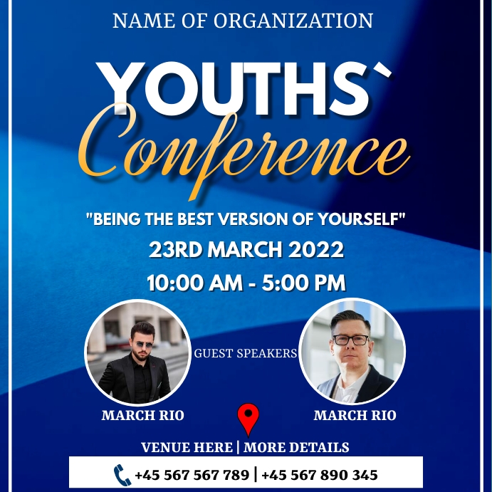 Youths` Conference poster Template | PosterMyWall