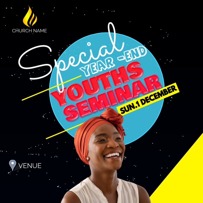 YOUTHS SEMINAR POSTER Template | PosterMyWall