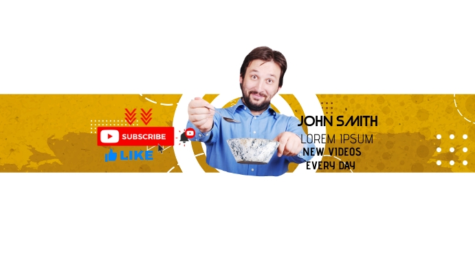 Copy of youtube banner cover | PosterMyWall