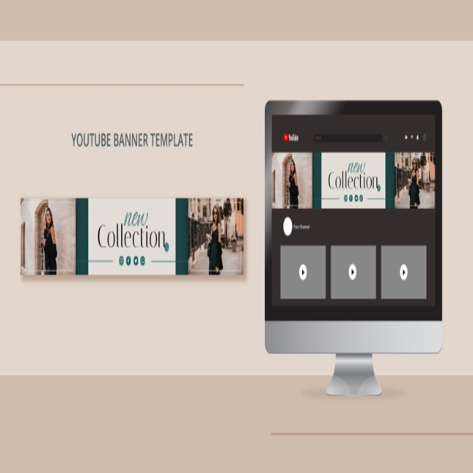 Copy of youtube banner template | PosterMyWall