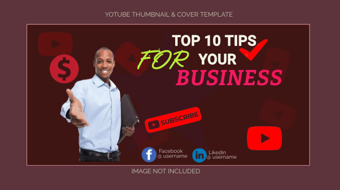 Copy of YOUTUBE BUSINESS THUMBNAIL | PosterMyWall