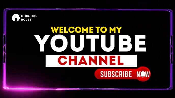 youtube channel art, welcome, social media co Template | PosterMyWall