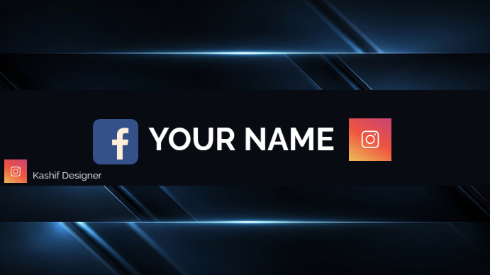 YouTube Channel Art Cover | Clean & Professional Banner Design Template ...