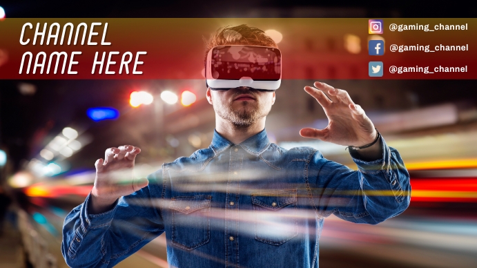 YouTube channel art cover Template | PosterMyWall