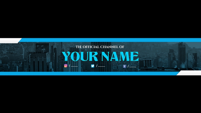 youtube channel art Template | PosterMyWall