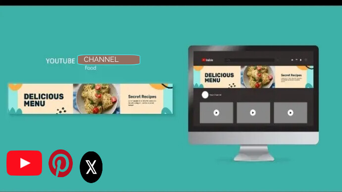 YouTube channel banner Template | PosterMyWall