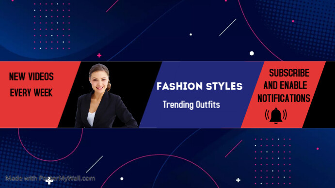 YouTube channel cover design (1) Template | PosterMyWall