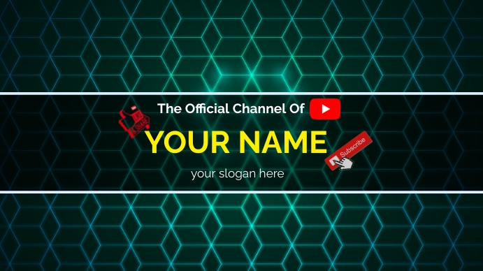 YOUTUBE CHANNEL COVER DESIGN Template | PosterMyWall