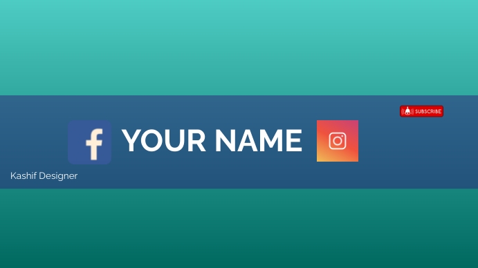 YOUTUBE CHANNEL COVER DESIGN Template | PosterMyWall