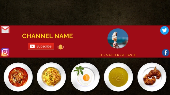 YouTube channel cover design Template | PosterMyWall
