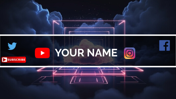 YOUTUBE CHANNEL COVER DESIGN Template | PosterMyWall