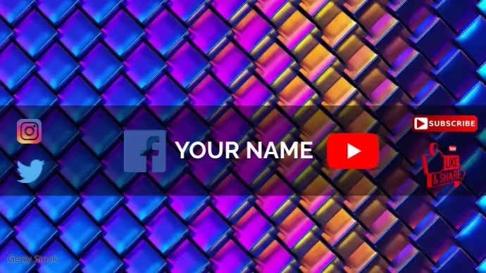 Plantilla de YOUTUBE CHANNEL COVER DESIGN | PosterMyWall