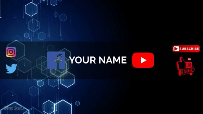 YOUTUBE CHANNEL COVER DESIGN Template | PosterMyWall