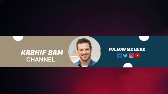 YOUTUBE CHANNEL COVER DESIGN Template | PosterMyWall