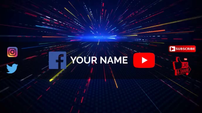 YOUTUBE CHANNEL COVER DESIGN Template | PosterMyWall