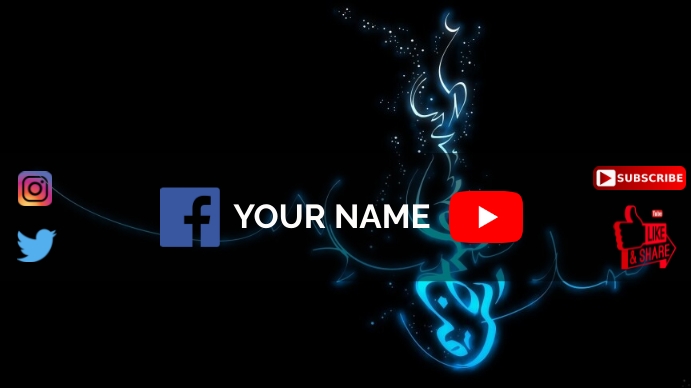 Plantilla de YOUTUBE CHANNEL COVER DESIGN | PosterMyWall