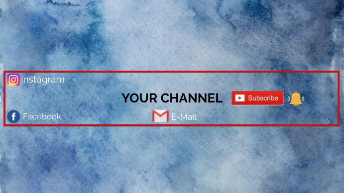 youtube channel cover design Template | PosterMyWall