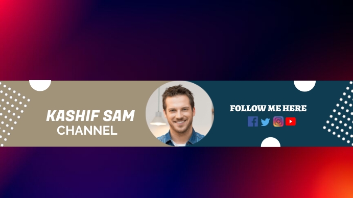 YOUTUBE CHANNEL COVER DESIGN Templat | PosterMyWall