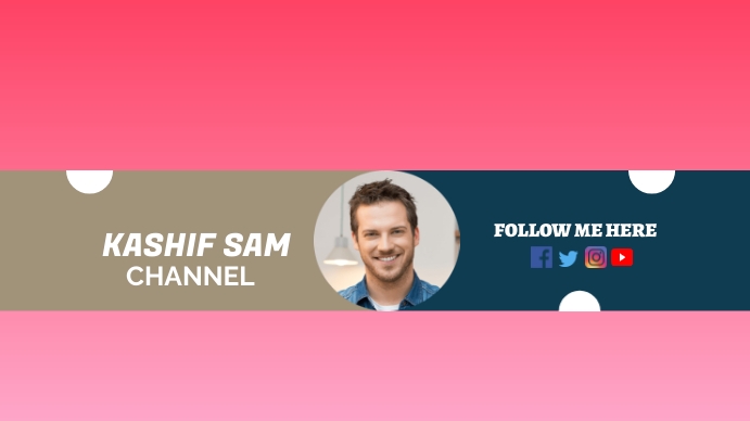 Plantilla de YOUTUBE CHANNEL COVER DESIGN | PosterMyWall