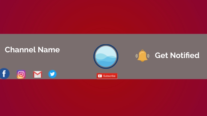 youtube channel cover design Templat | PosterMyWall