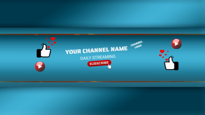 YouTube Channel Cover Template | PosterMyWall