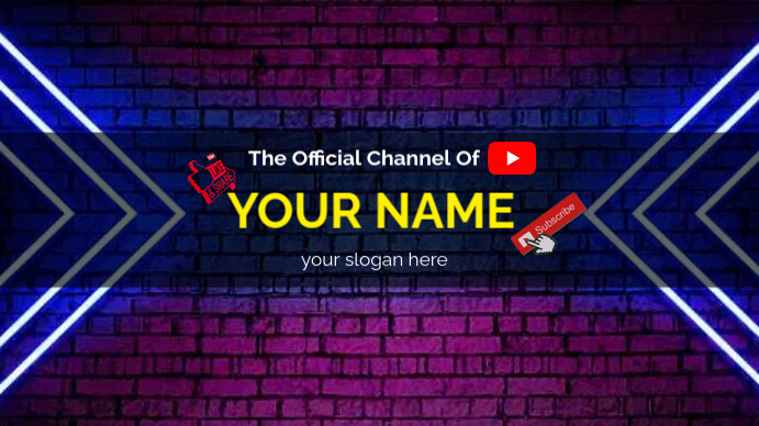 YOUTUBE CHANNEL COVER DESIGN Template | PosterMyWall