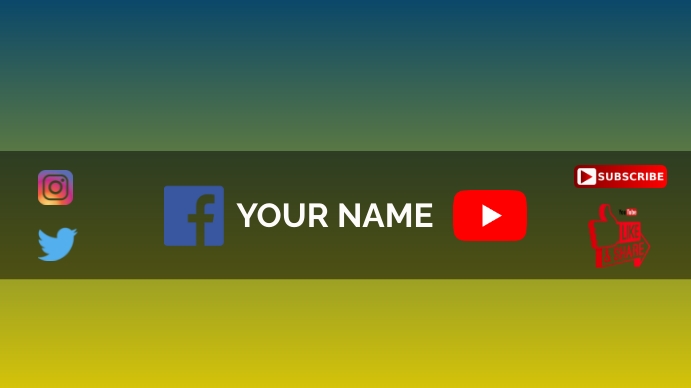 YOUTUBE CHANNEL COVER DESIGN Templat | PosterMyWall