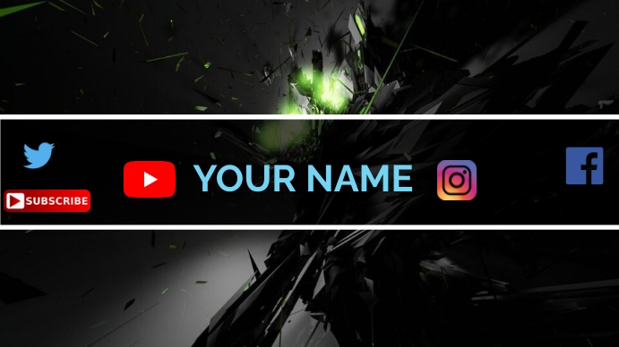 YOUTUBE CHANNEL COVER DESIGN Template | PosterMyWall